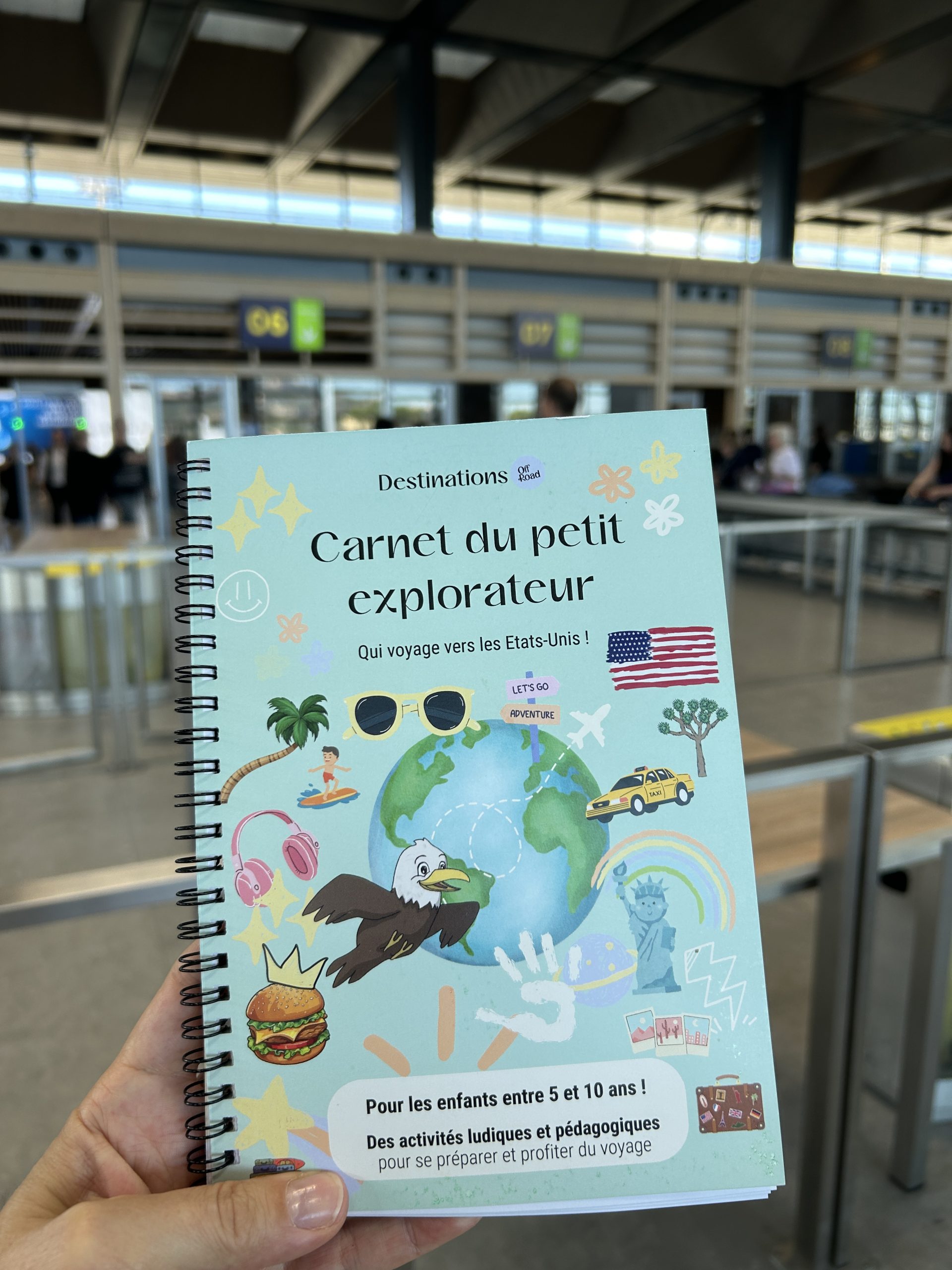 Le carnet de voyage du petit explorateur qui voyage vers les Etats-Unis ...